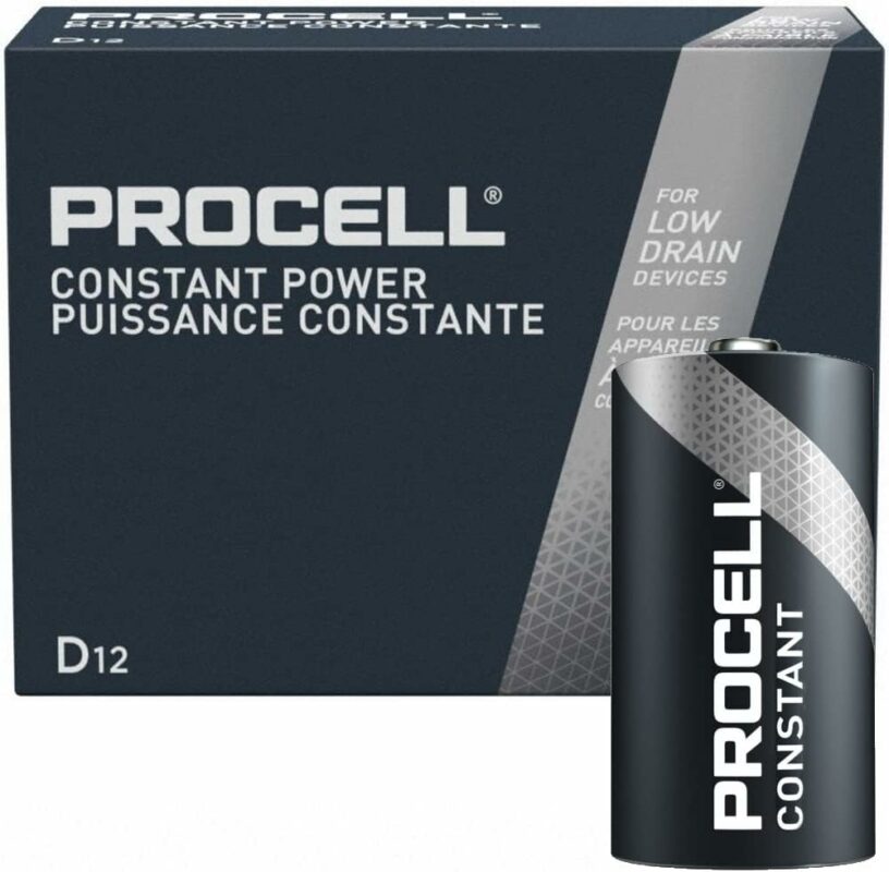 Duracell Procell, D, Alkaline Batteries, 12/Box - W Hardware